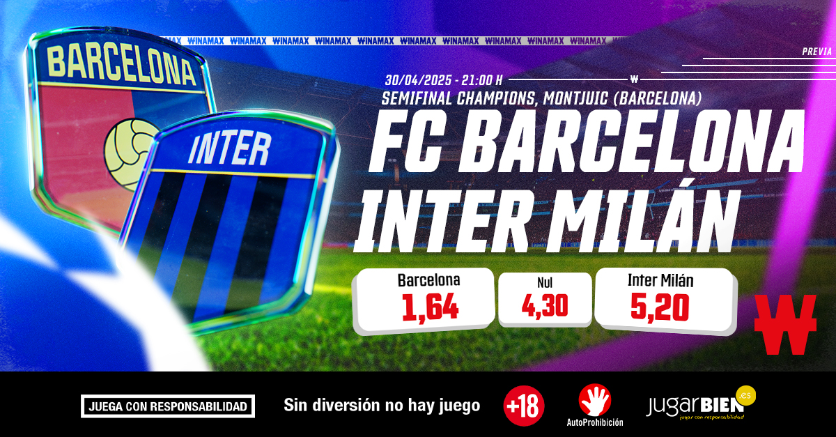 FC Barcelona vs. Inter Milán: previa del partido - Actualité - Winamax